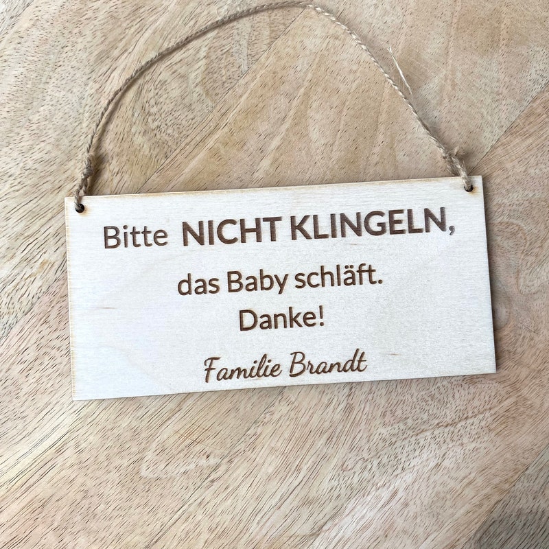 Bitte nicht klingeln schild - Etsy.de