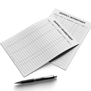 Supply Inventory Log | Printable Business Inventory Tracker (digital ...