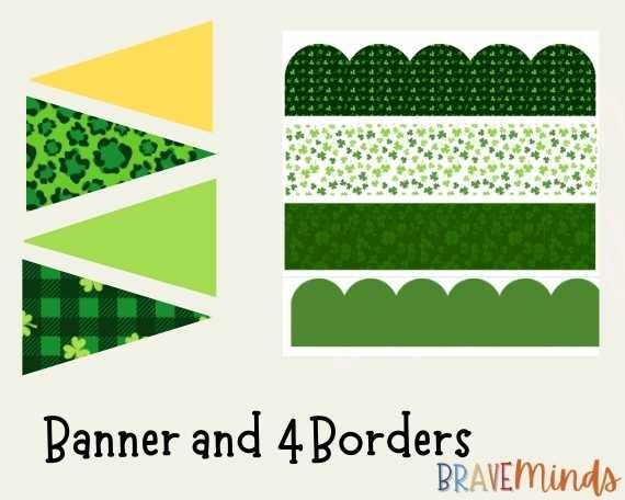 St. Patrick's Day Bulletin Board Kit - Etsy