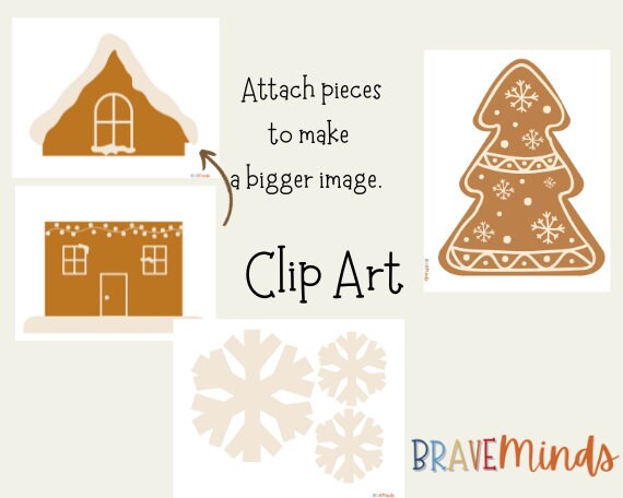 Gingerbread Themed Bulletin Board Kit - Etsy