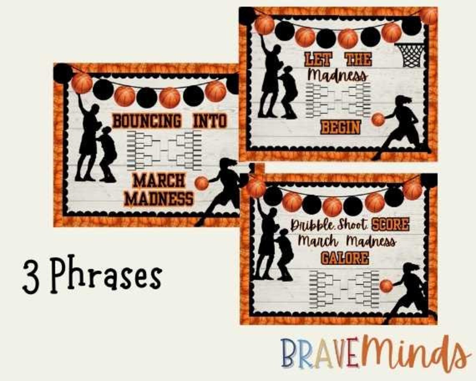 March Madness Bulletin Board Kit|basketball Bulletin Board Kit|march ...
