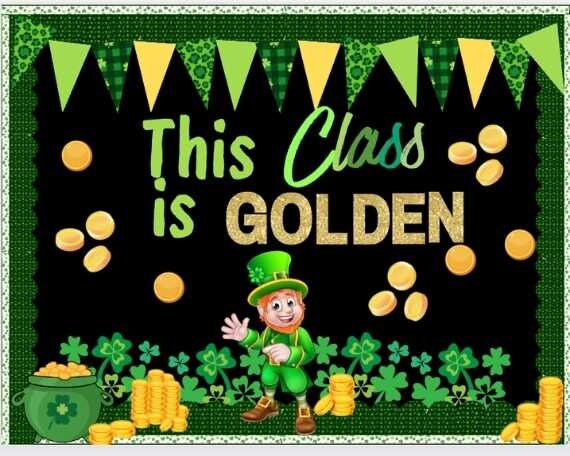 St. Patrick's Day Bulletin Board Kit - Etsy