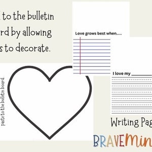 Plant Bulletin Board Kit|love Bulletin Board|valentine's Day Bulletin ...