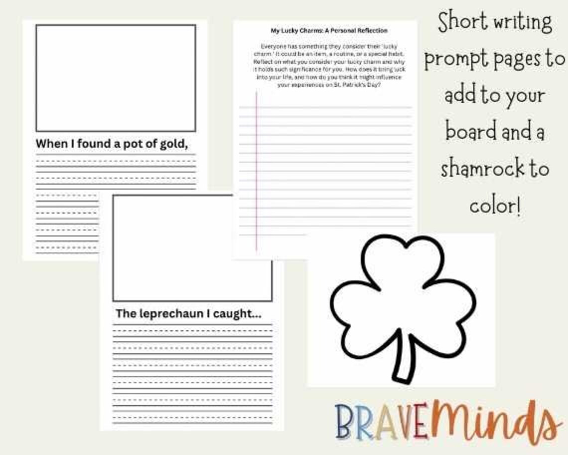 St. Patrick's Day Bulletin Board Kit - Etsy