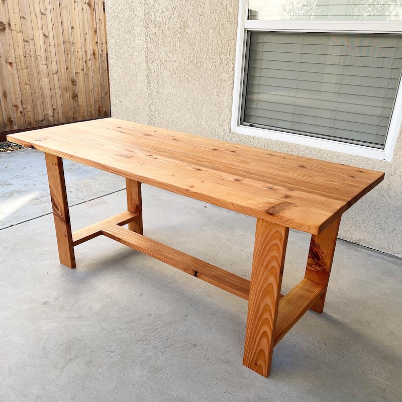 Redwood Table - Etsy
