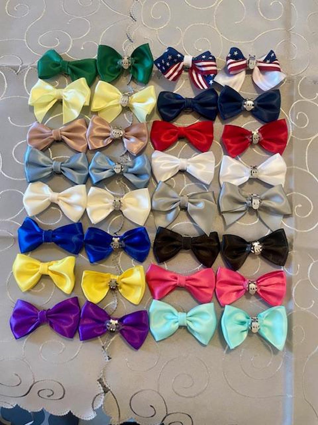 Mini Shoe Bow Clips! - Etsy