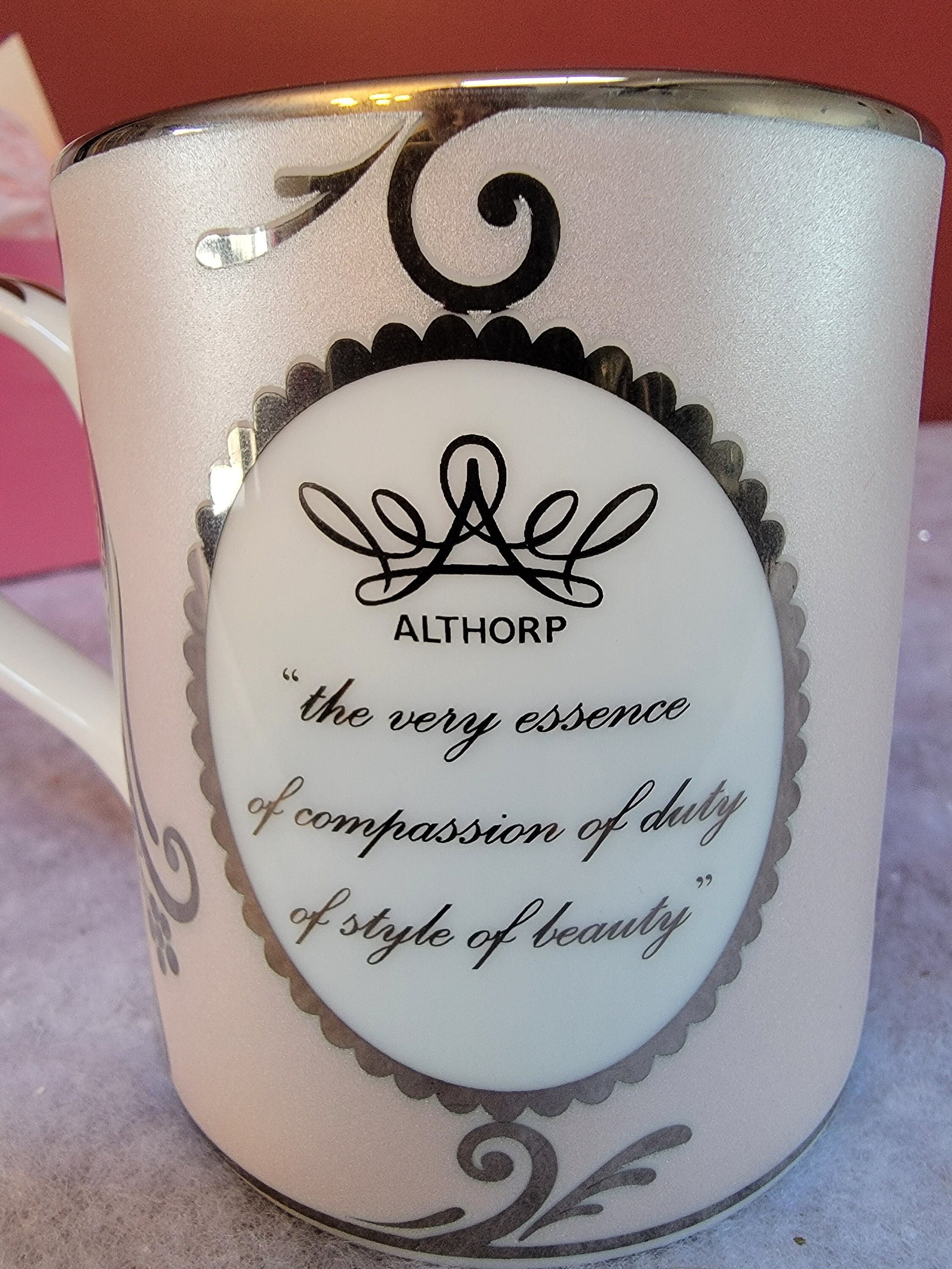 Princess Diana Althorp Burial Memorial Fine Bone China Collector Mug ...