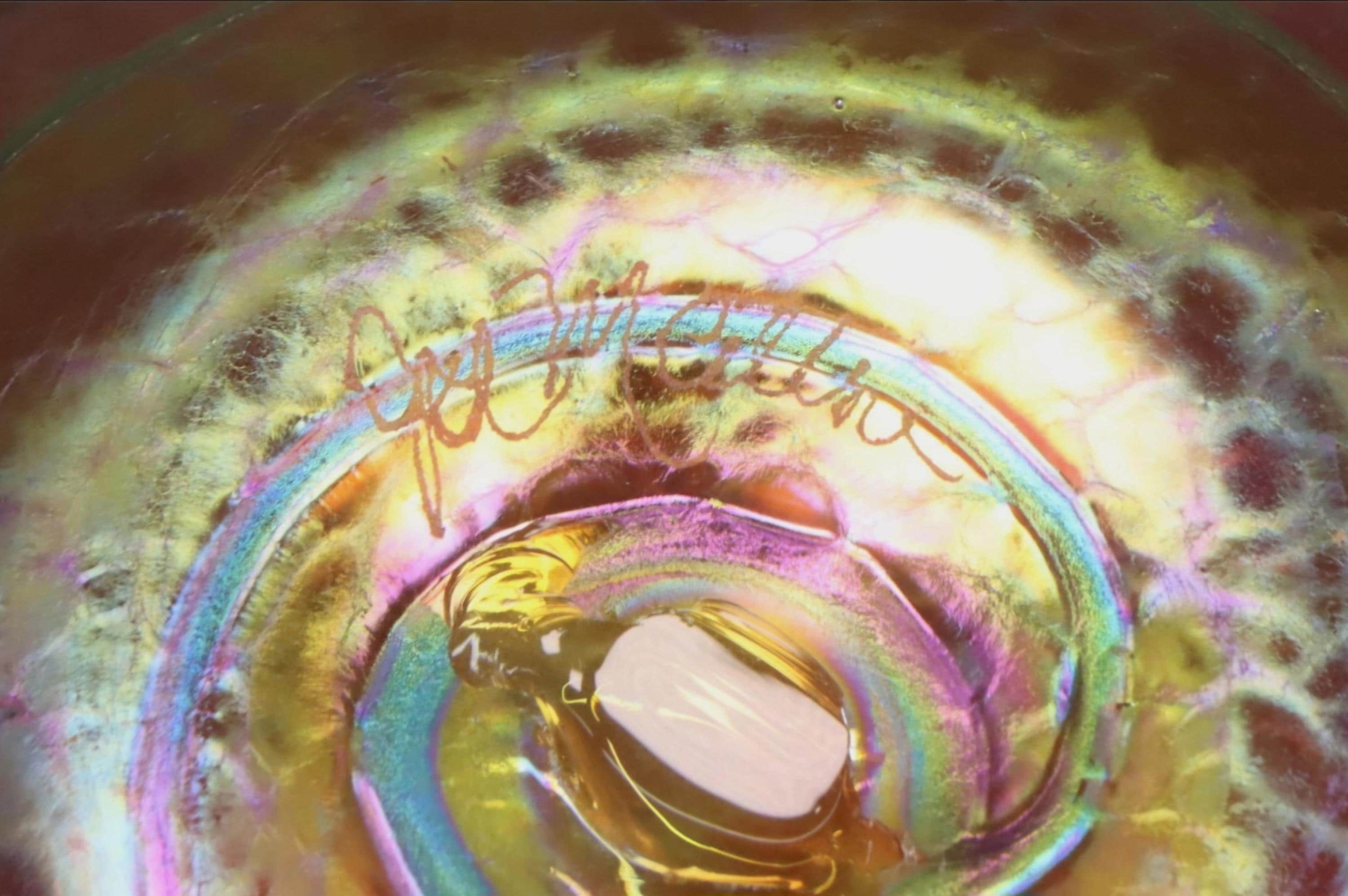 Vintage Joe Mattson Art Glass Vase - Etsy