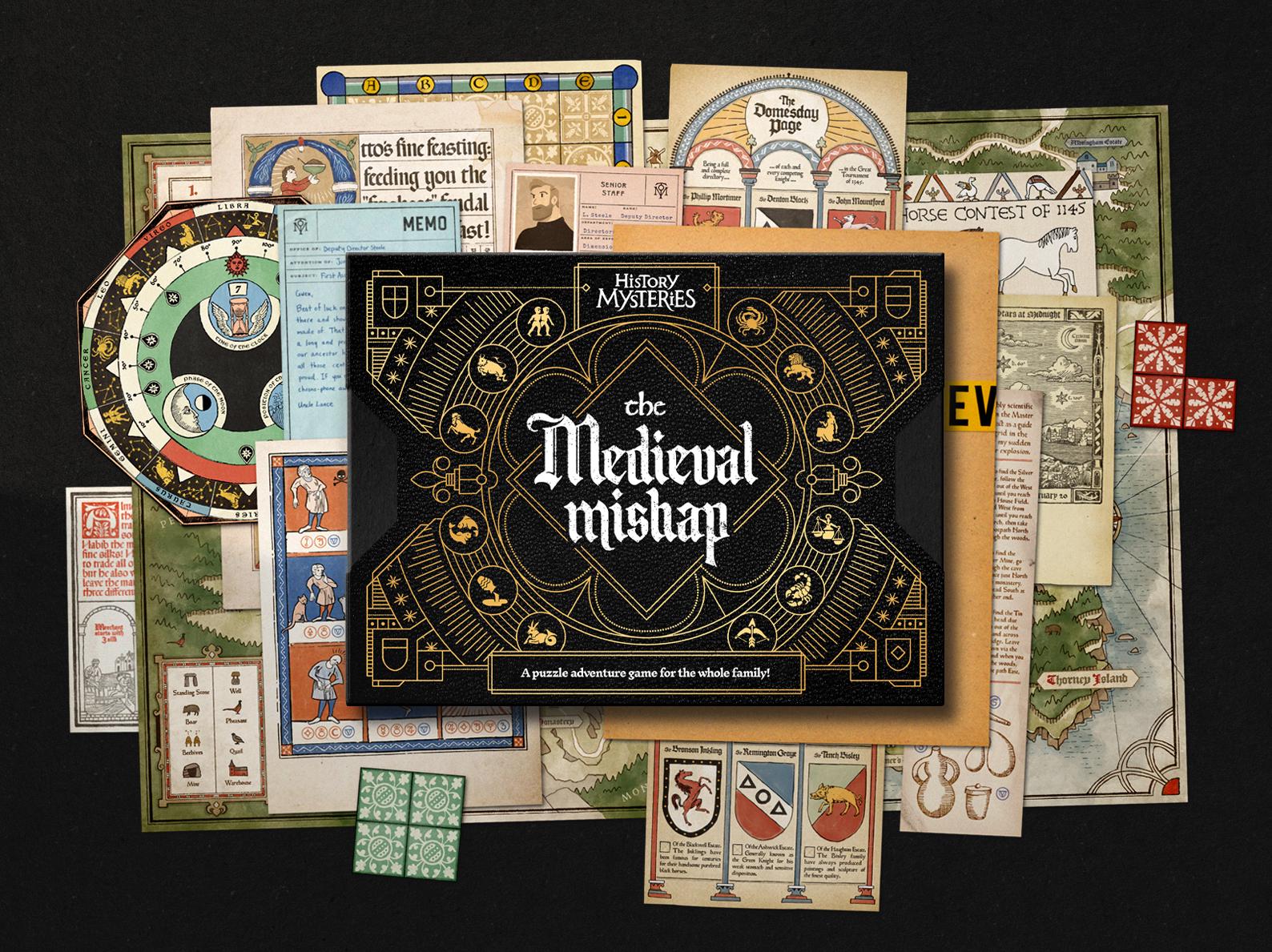 The Medieval Mishap: a Family Friendly Puzzle Game - Etsy