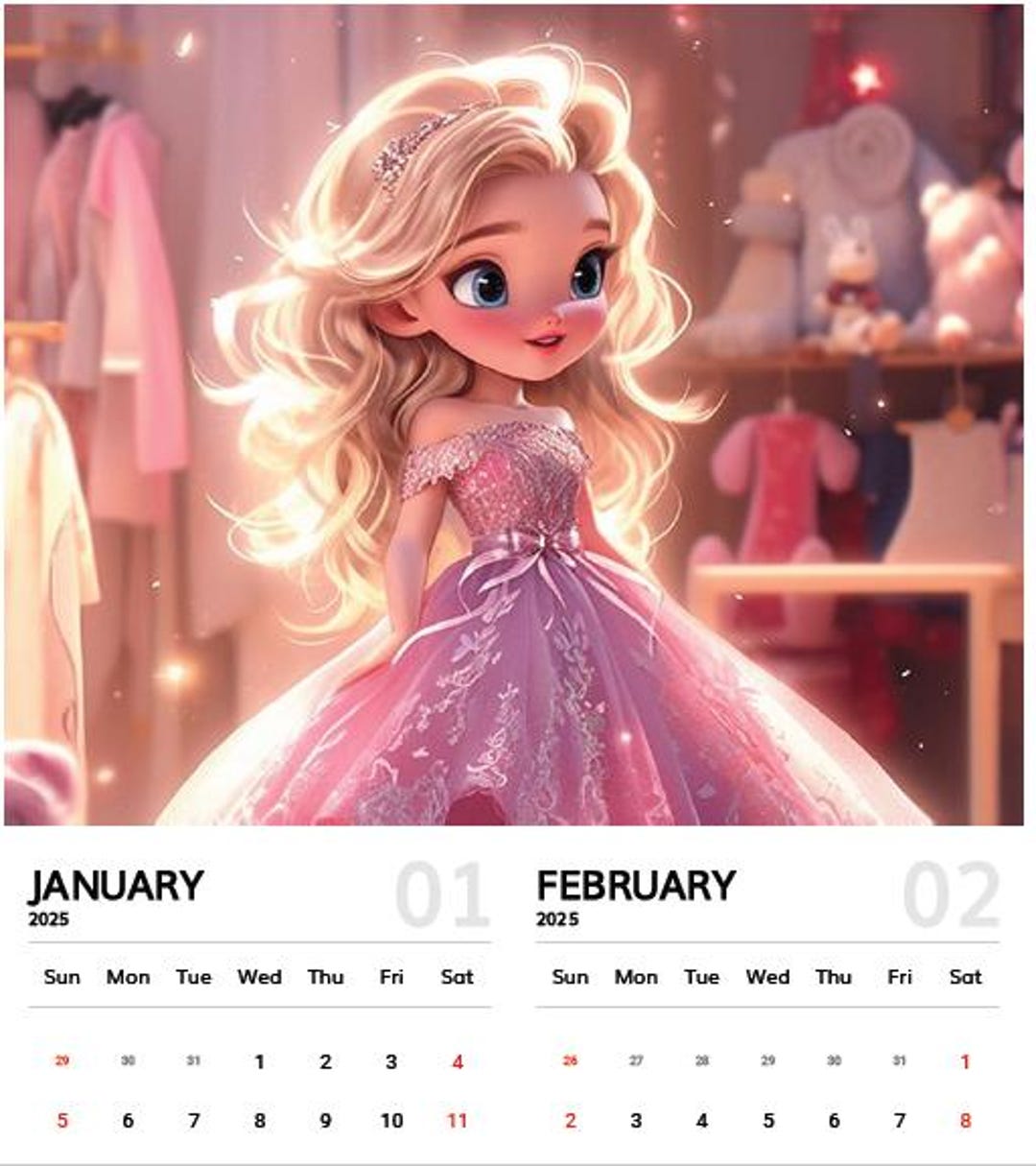 Set of 5 Barbie 2025 Calendars to Suit Your Every Mood Wall-desk-table ...