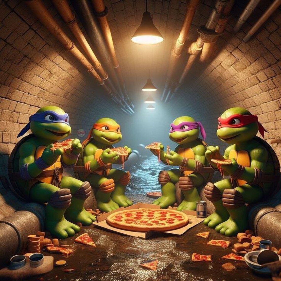 Ninja Turtles 2026 Calendar | Printable Monthly Planner (PDF) - Etsy