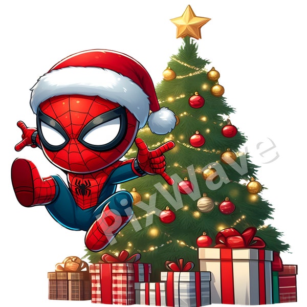 Spiderman Christmas - Etsy