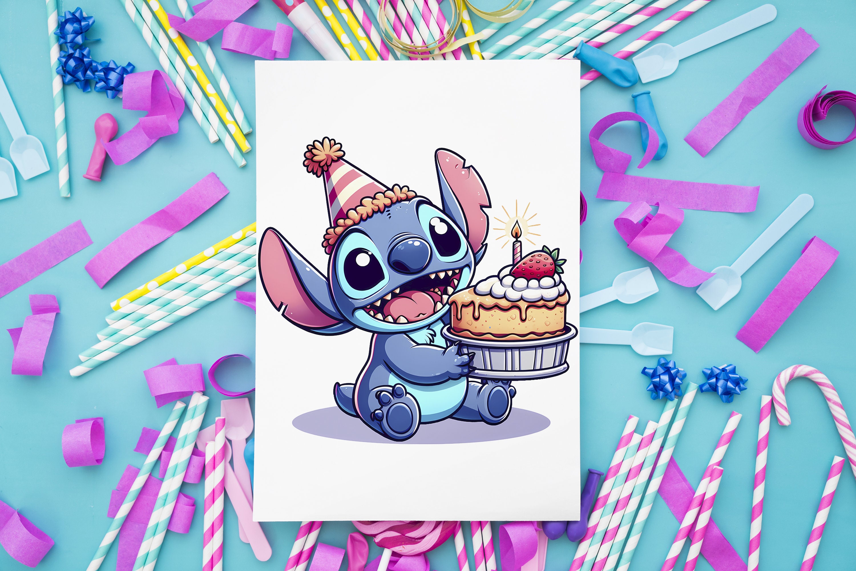 Happy Birthday Stitch PNG, Birthday Stitch SVG, Birthday Lilo and ...