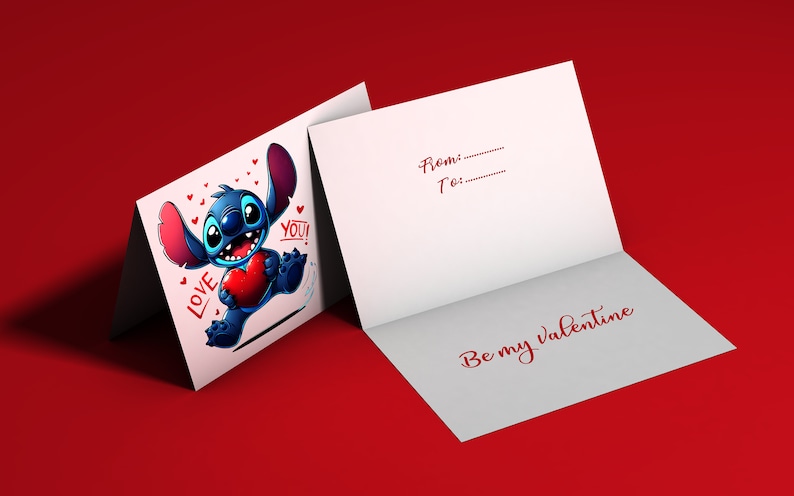 Stitch Valentines PNG, Valentines Stitch SVG, Stitch Valentines Day PNG ...