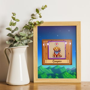 Pixel Art Pet Portrait, Pixel Portrait, Custom Pixel Art Portrait, Pet ...