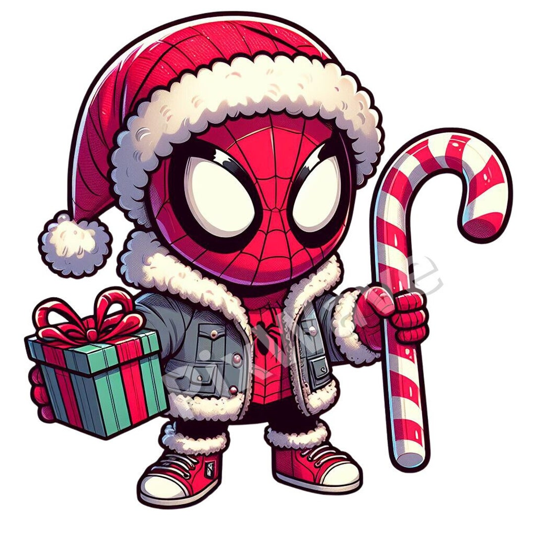 Spiderman Christmas SVG, Cute Baby Spiderman, Spiderman Baby SVG ...
