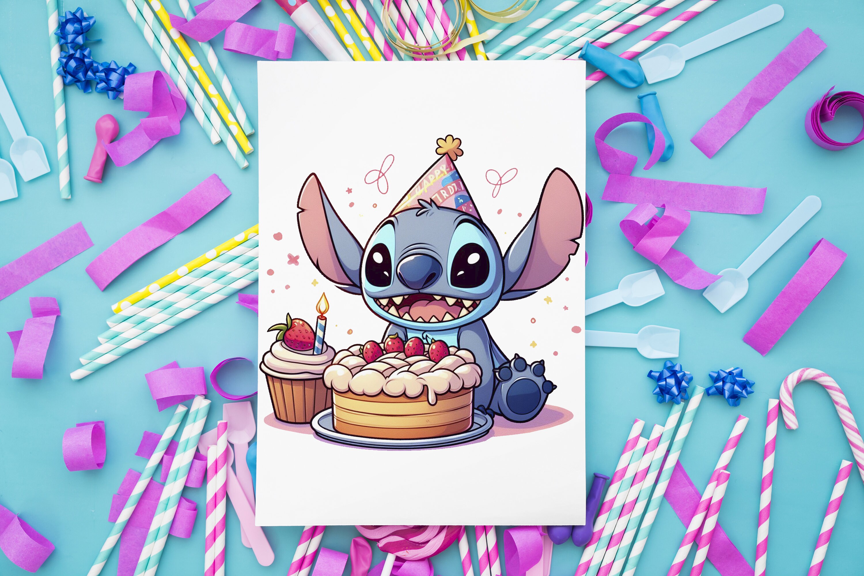 Happy Birthday Stitch PNG, Birthday Stitch SVG, Birthday Lilo and ...