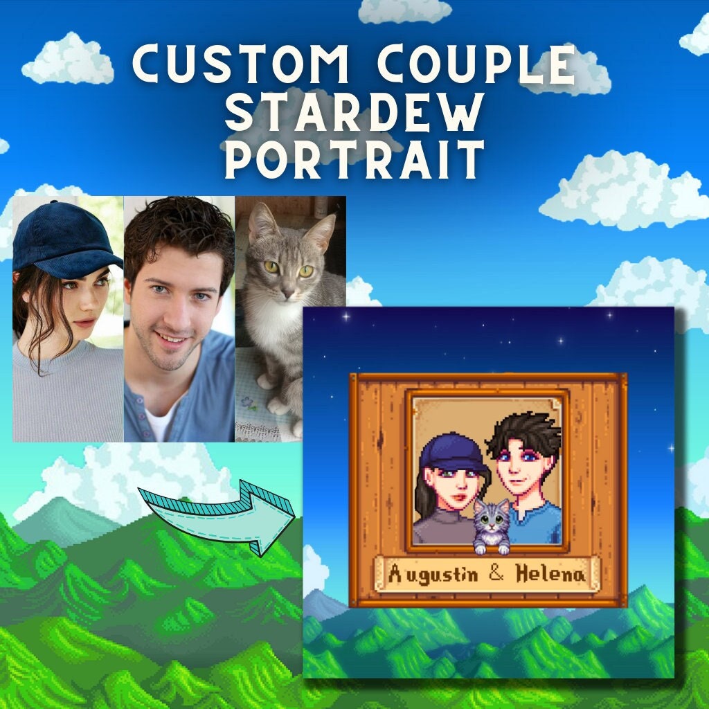 Custom STARDEW VALLEY Portraits, Stardew Valley Custom Portraits ...