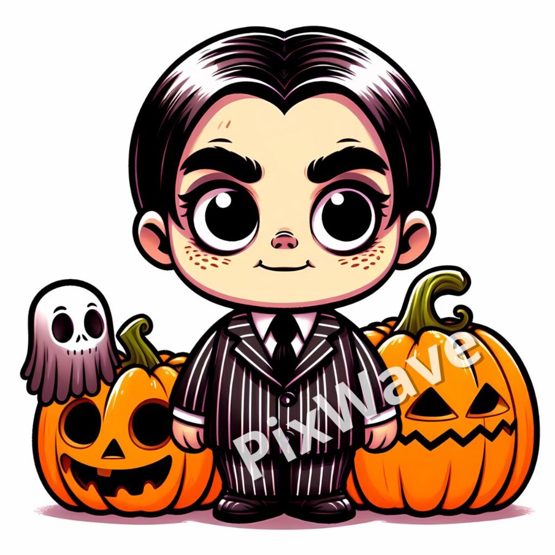 Gomez Addams Svg, Addams Halloween SVG, Cute Horror Clipart, Funny ...