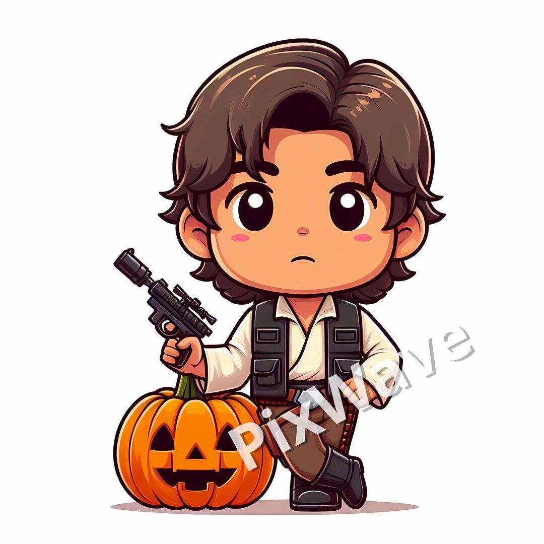 Cute Han Solo Halloween Png, Starwars Characters, Trick or Treat ...