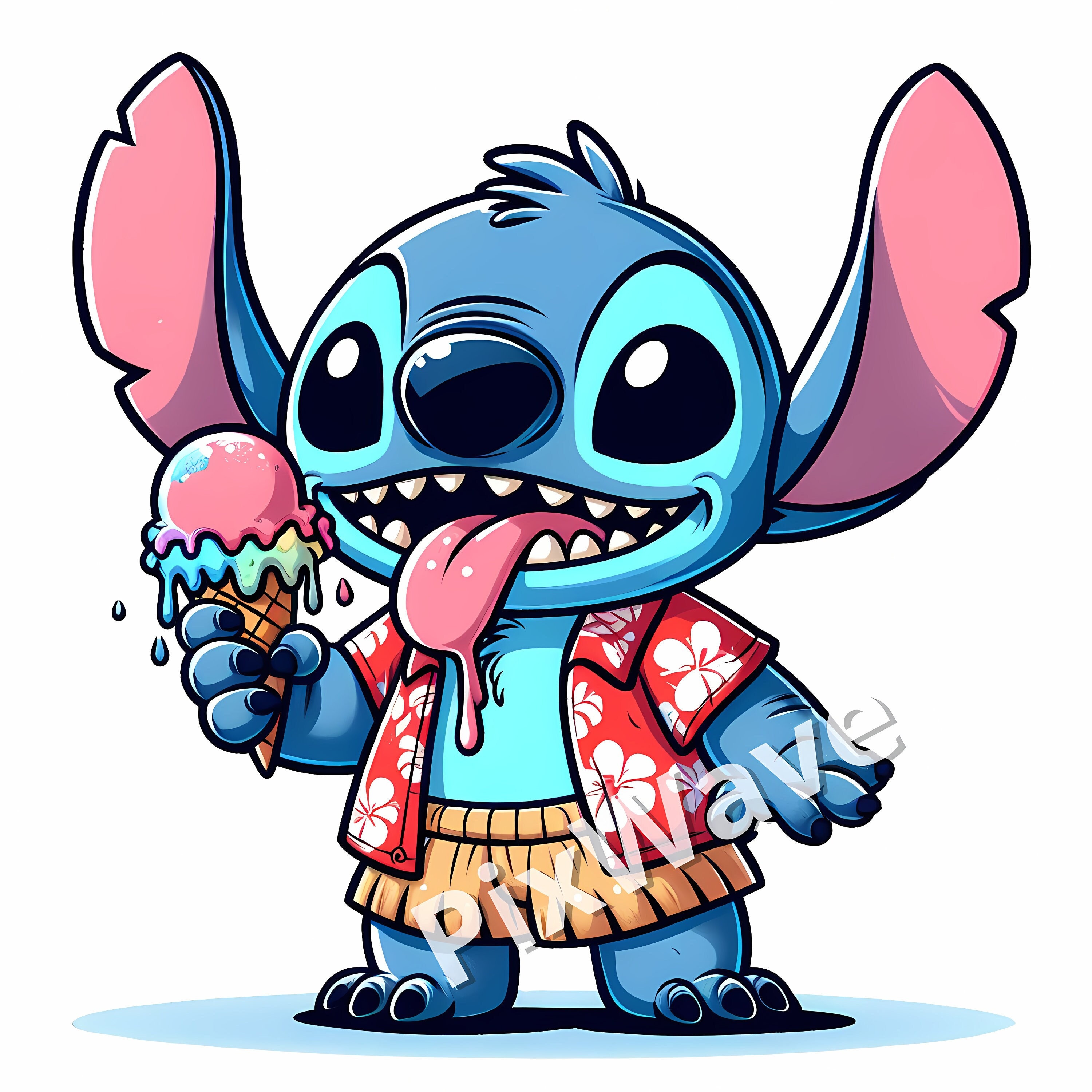 Hawaii Stitch SVG, Stitch Hawaiian Svg, Cute Stitch Png, Cute Stitch ...