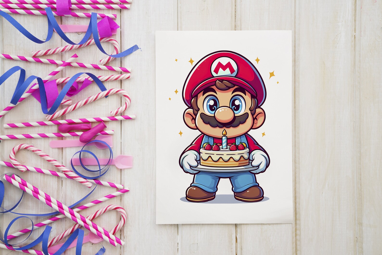 Super Mario Birthday PNG, Super Mario Birthday Boy SVG, Super Mario ...
