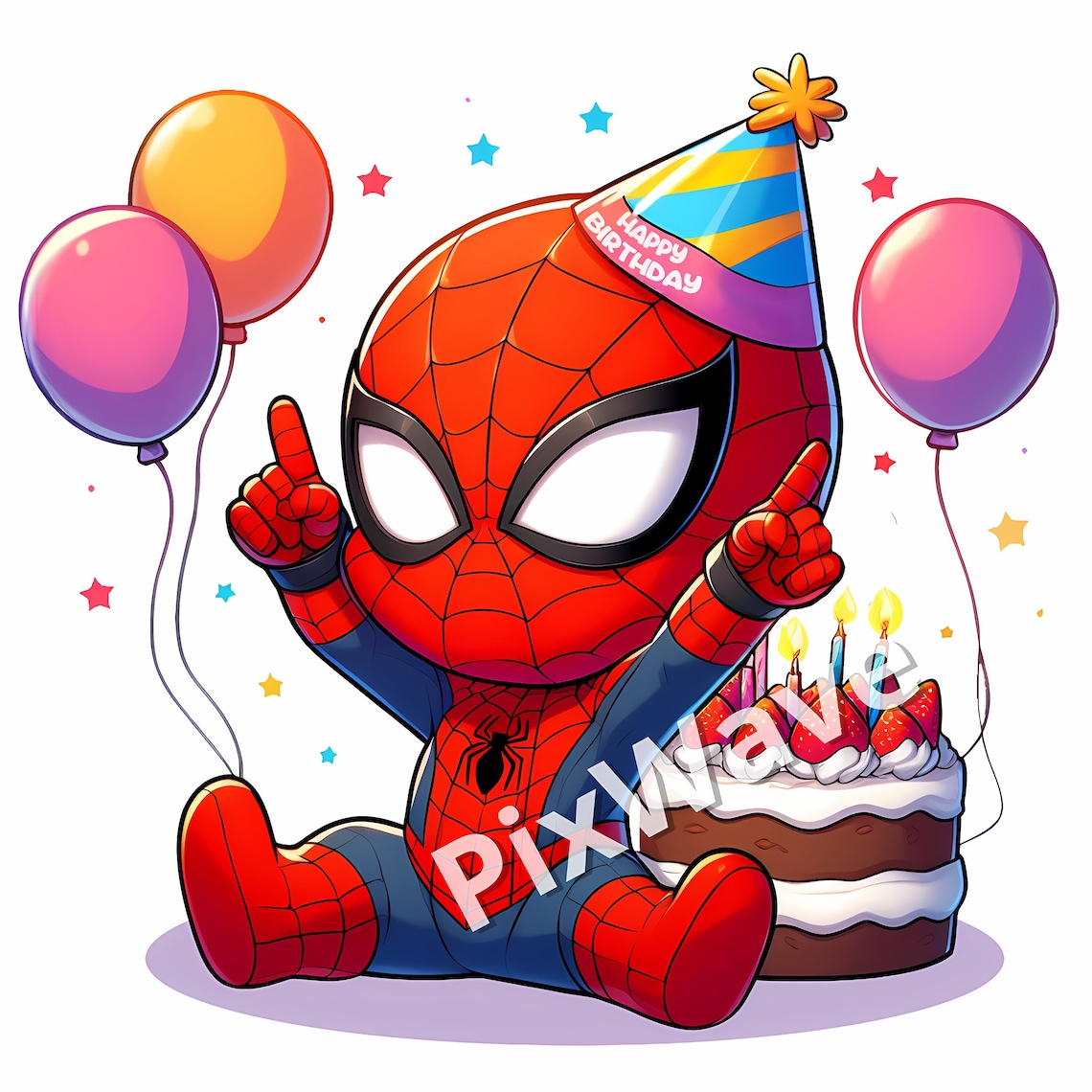 Spiderman Birthday PNG, Spiderman Birthday Party, Birthday Spiderman ...
