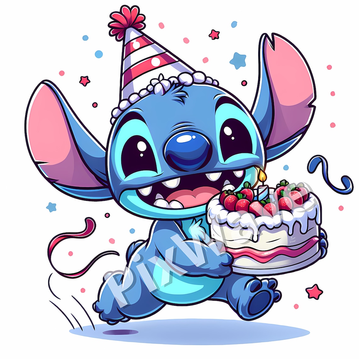 Happy Birthday Stitch PNG, Birthday Stitch SVG, Birthday Lilo and ...