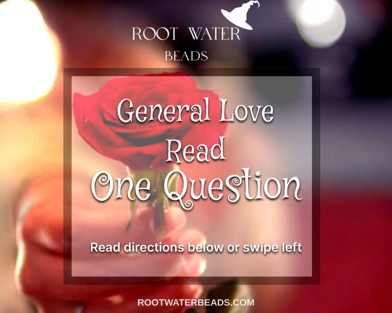 In-depth One Question Love Read (read Directions Before Purchase) - Etsy