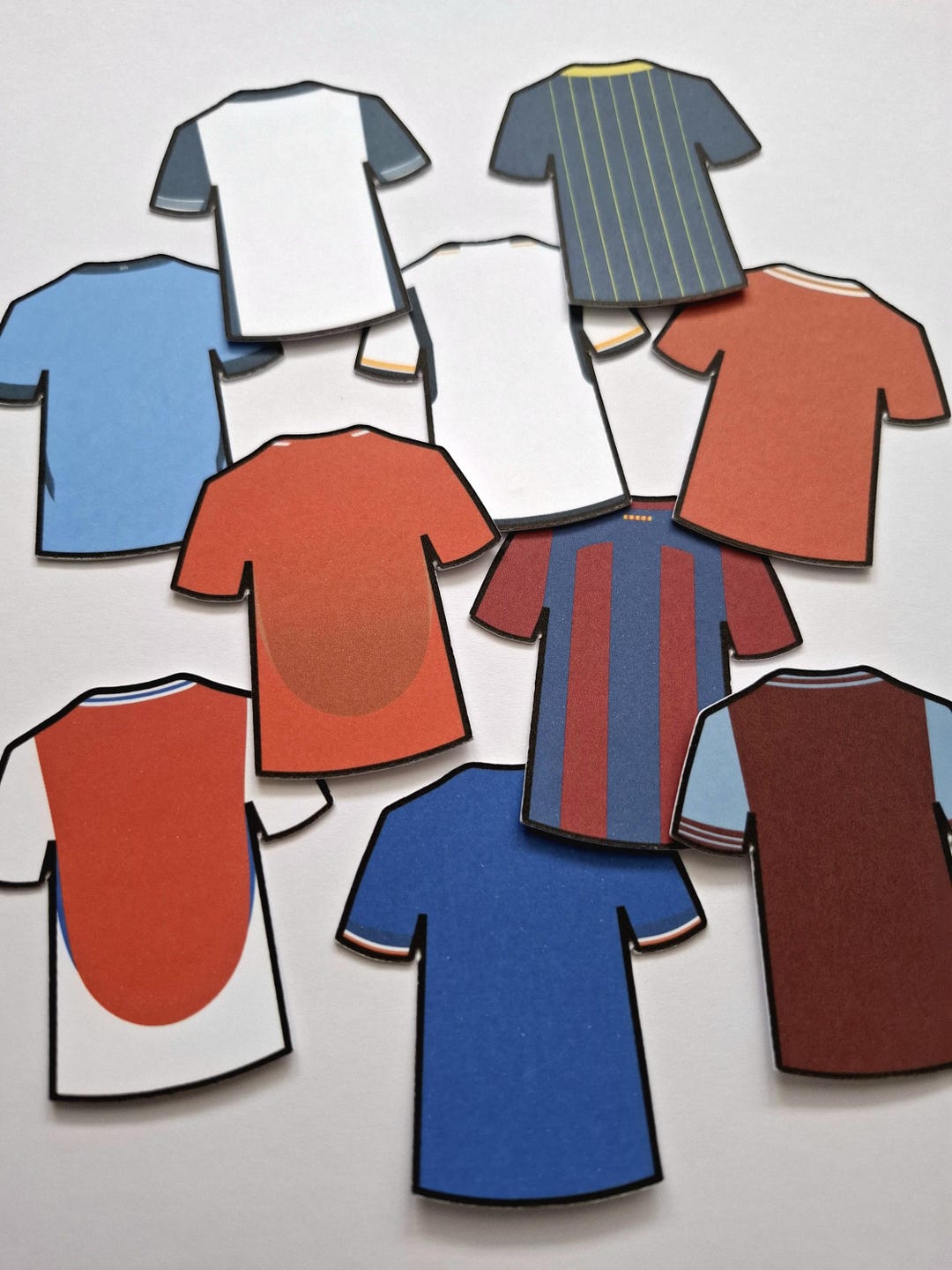 Football Shirt Cupcake Toppers – Premier League & Club Team Decorations ...