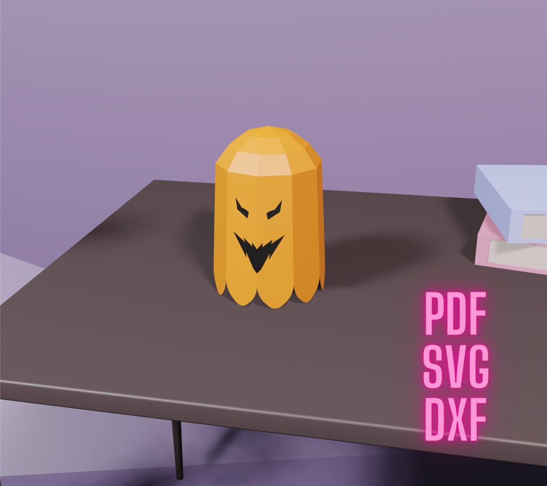 Ghost Paper Craft, PDF Download DIY, Home Decor, Origami Gift, 3d ...