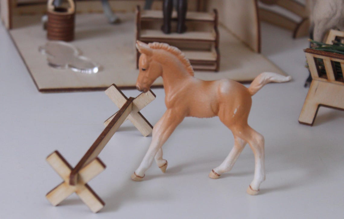 Toy Horse Show Jump Set. for Schleich, Collecta and Similar Horse ...