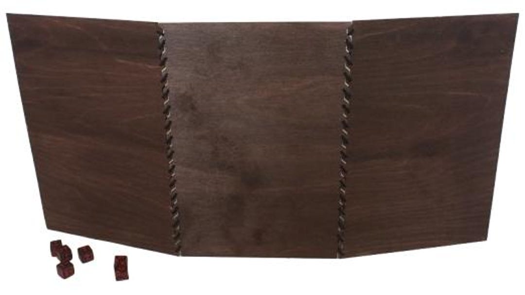 Wooden RPG Game Master Screen. for D&D, Cyberpunk RED, Pathfinder, Call ...