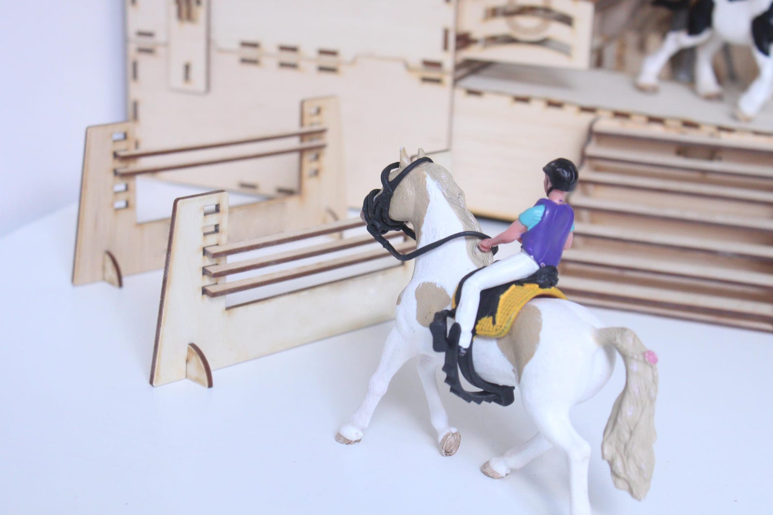 Toy Horse Show Jump Set. for Schleich, Collecta and Similar Horse ...