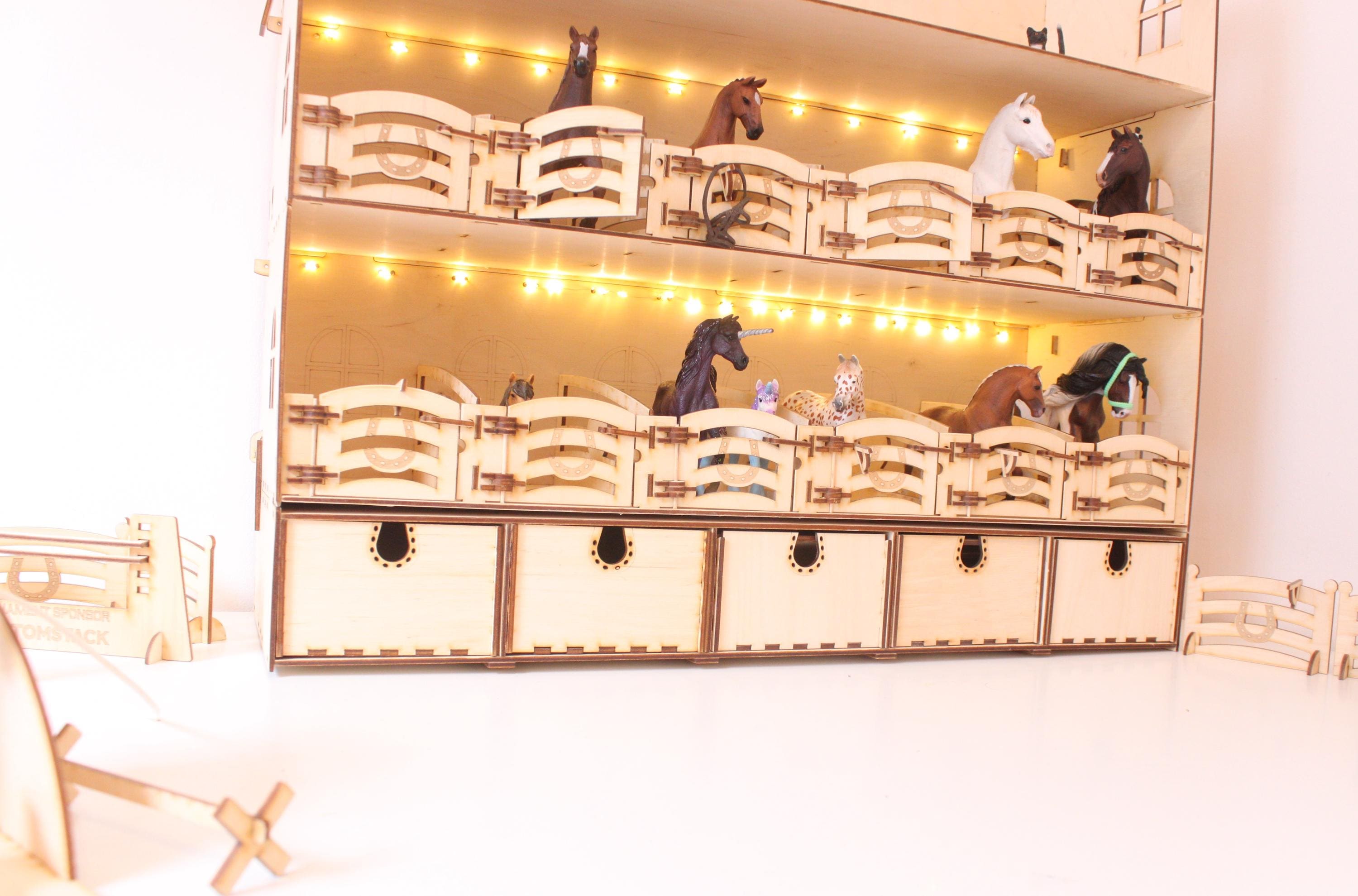 Toy Horse Stable That You Can Expand When Your Collection Grows! for ...