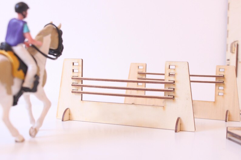 Toy Horse Show Jump Set. for Schleich, Collecta and Similar Horse ...