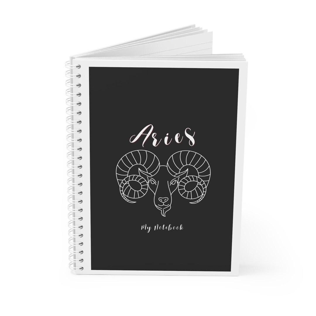 Zodiac Notebook aries - Etsy