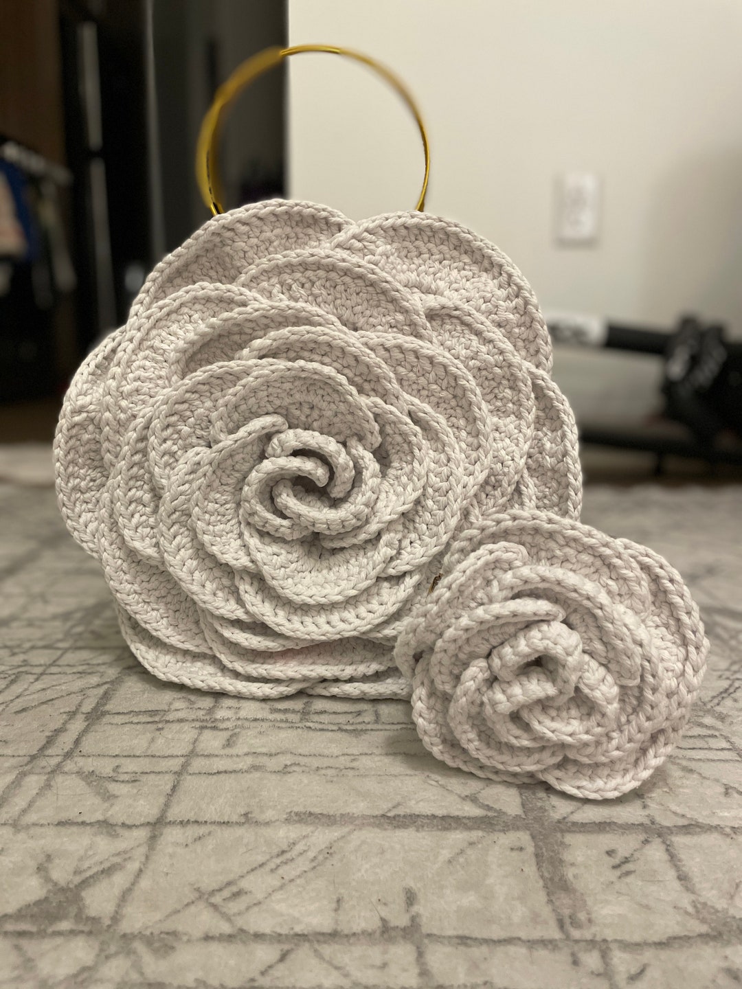 Rose Crochet Purse/coin Purse BUNDLE PATTERN ONLY - Etsy