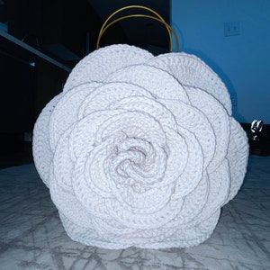 Rose Crochet Purse Handmade PATTERN ONLY Intermediate Skill Required - Etsy