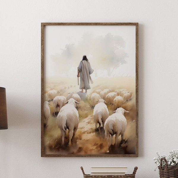The Good Shepherd Poster - Etsy