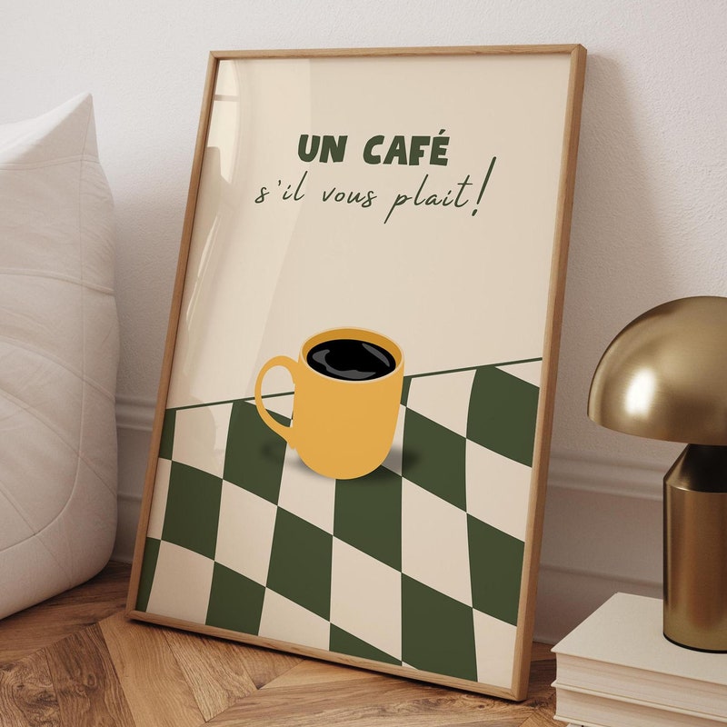 Cafe Poster - Etsy