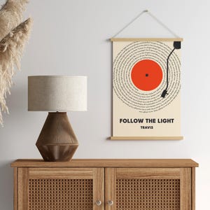 Custom Song Lyrics Print, Personalised Music Poster, Customizable Music ...