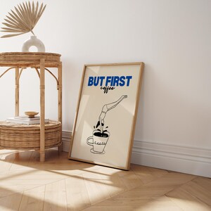 But First Coffee Poster, Good Morning Coffee Poster, Coffee Gift for ...