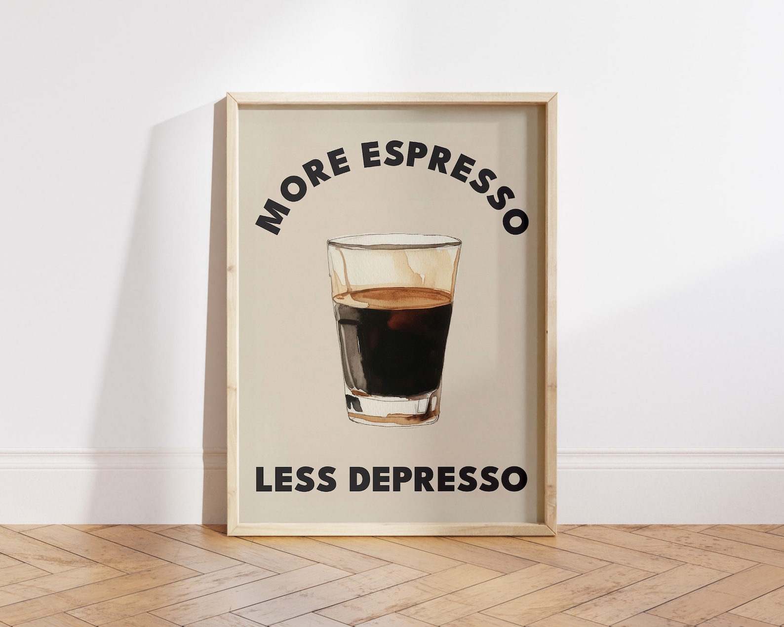 Espresso Poster, Typography Print, Aesthetic Vintage Poster, Retro ...