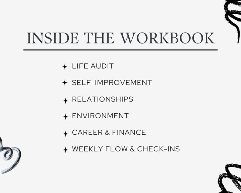 63-page Life Audit Workbook | Goal Setting & Self-improvement (digital ...
