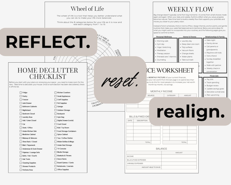 63-page Life Audit Workbook | Goal Setting & Self-improvement (digital ...