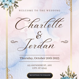 Editable Wedding Card Template | Wedding Template | Editable Template ...