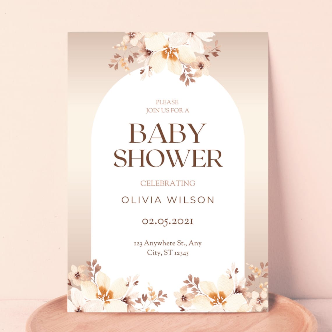 Editable Baby Shower Template | Baby Shower Template | Editable ...