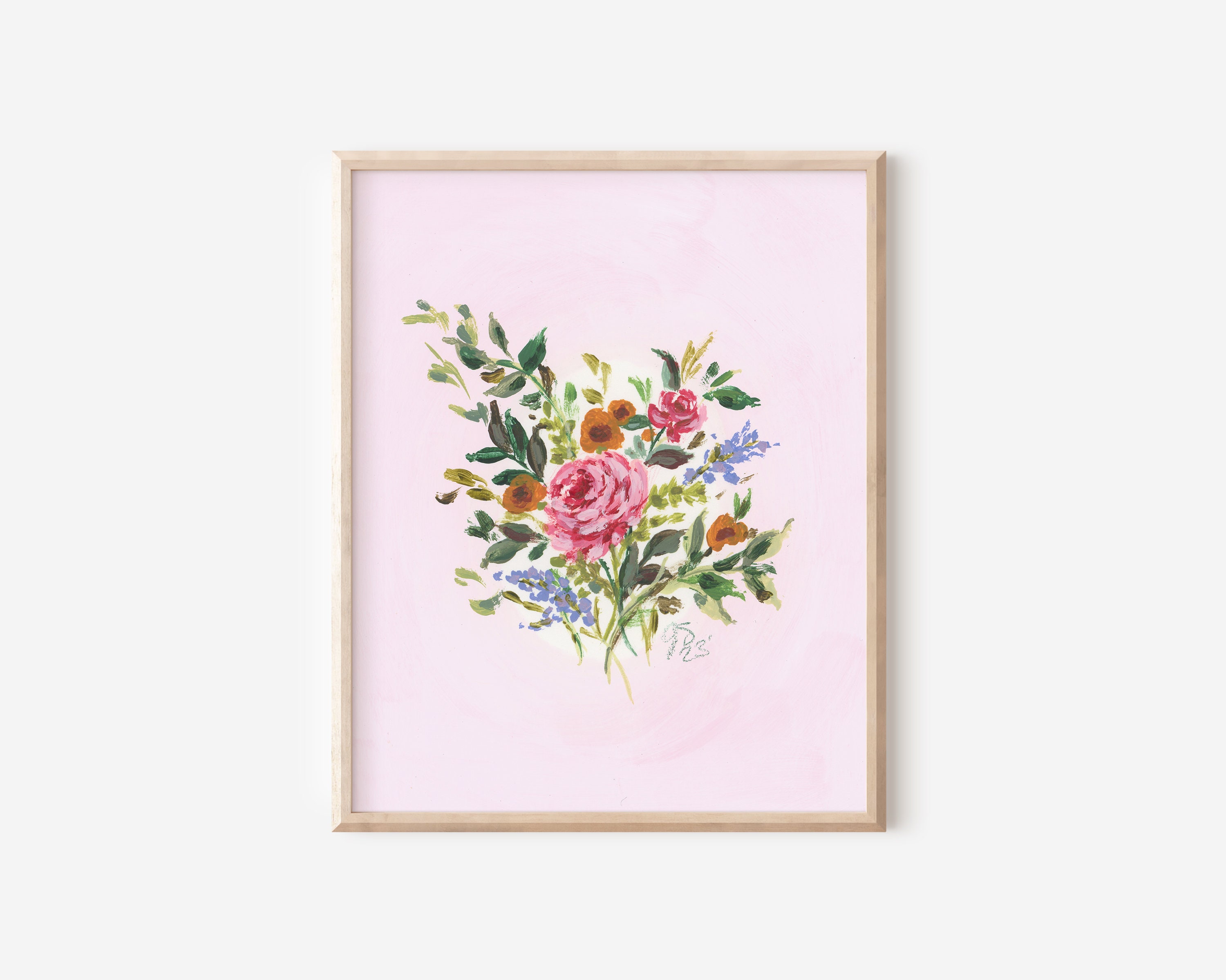 Fine Art Rose Print, Pink Floral Art , Pink Rose Art, Girls Room Art ...
