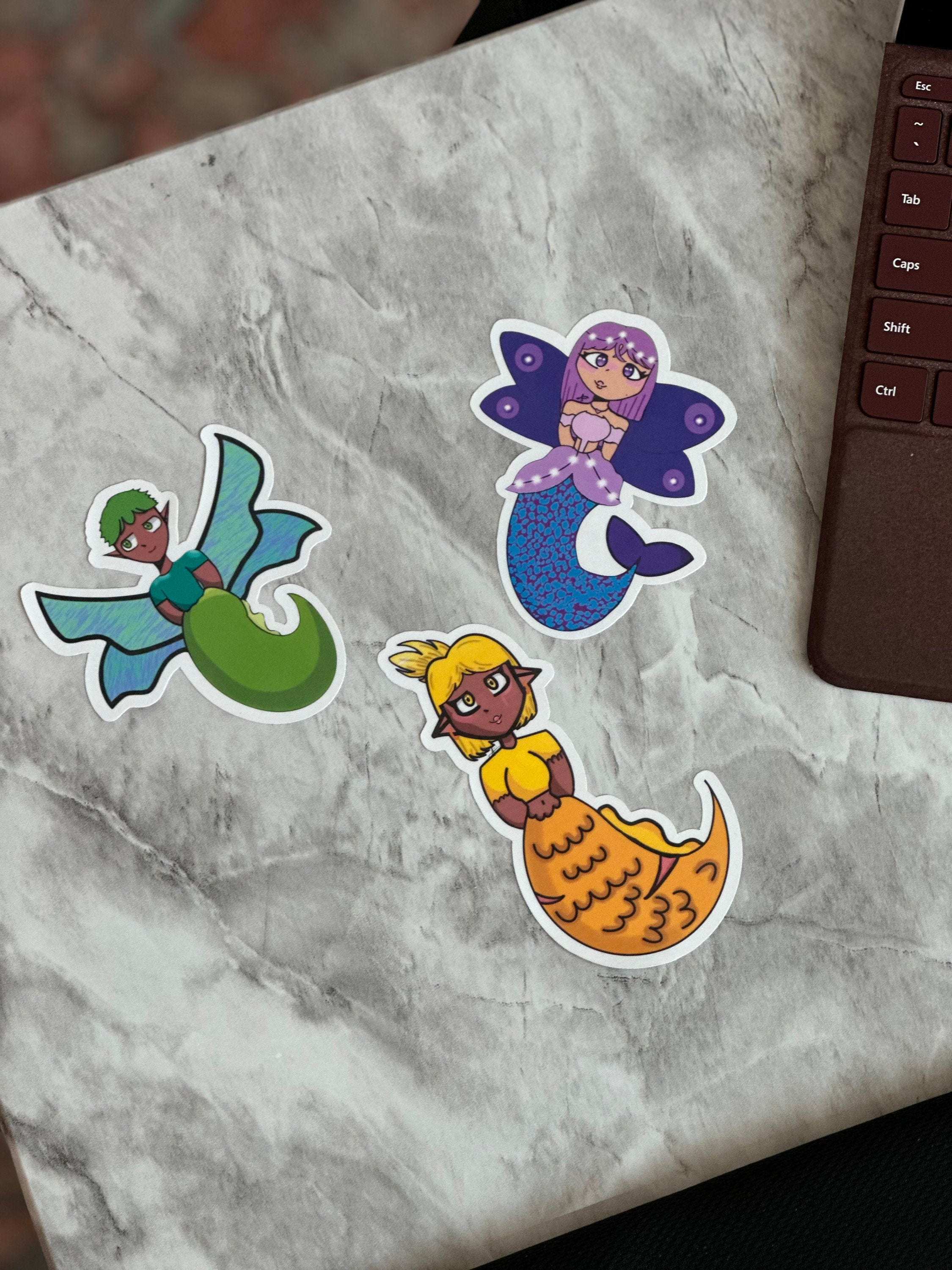 Brighten Your Day With Our Sunny Mermaid Sticker Add a Touch of ...